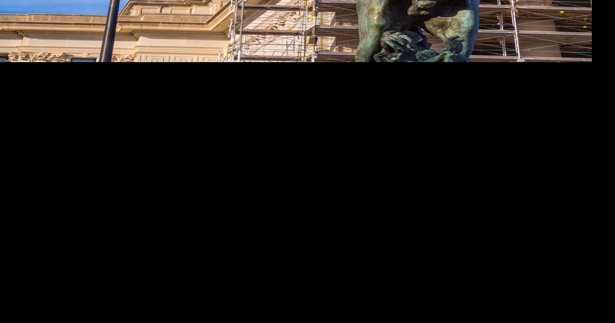 Monument and Flags of Oklahoma at State Capitol in Oklahoma City ...