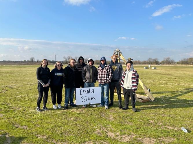 Inola STEM II Class builds trébuchet | News | claremoreprogress.com