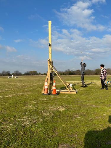 Inola STEM II Class builds trébuchet | News | claremoreprogress.com