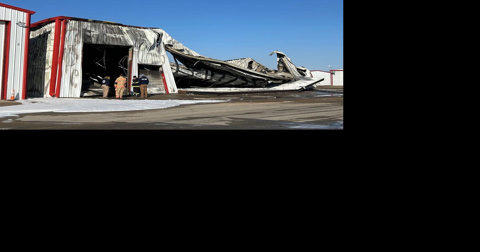 Two injured in Claremore Regional Airport hangar fire | Local News ...