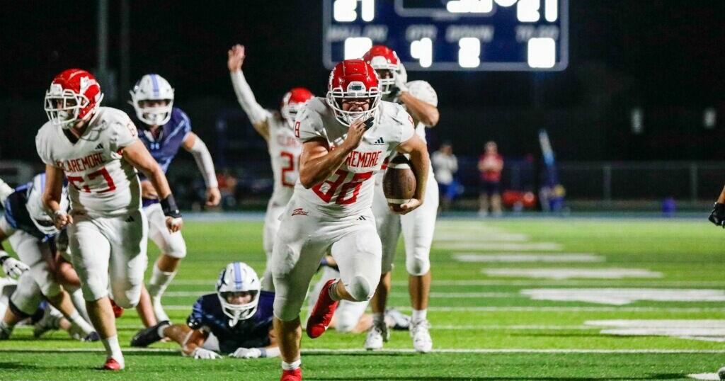 FOOTBALL: Hepler's clutch kick, Teel's heroics propel Claremore past ...
