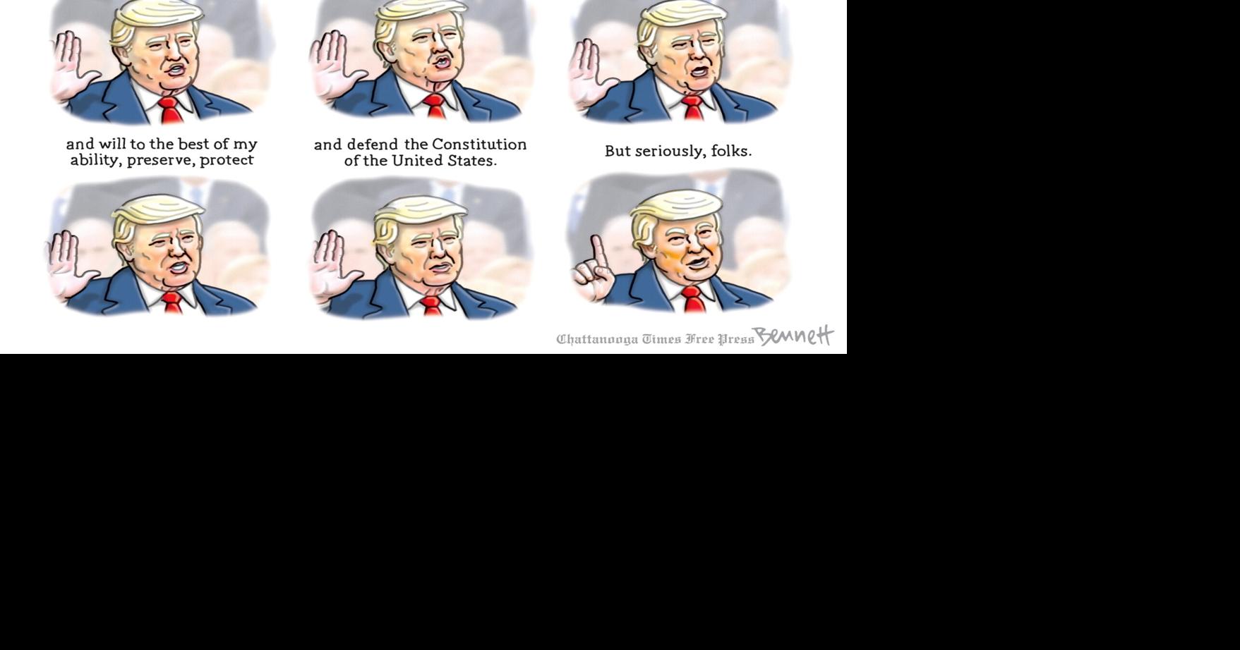 CARTOON: Trump's pledge | | claremoreprogress.com