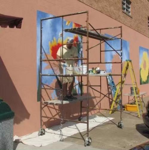 Artist behind two downtown Claremore murals talks process, inspiration ...