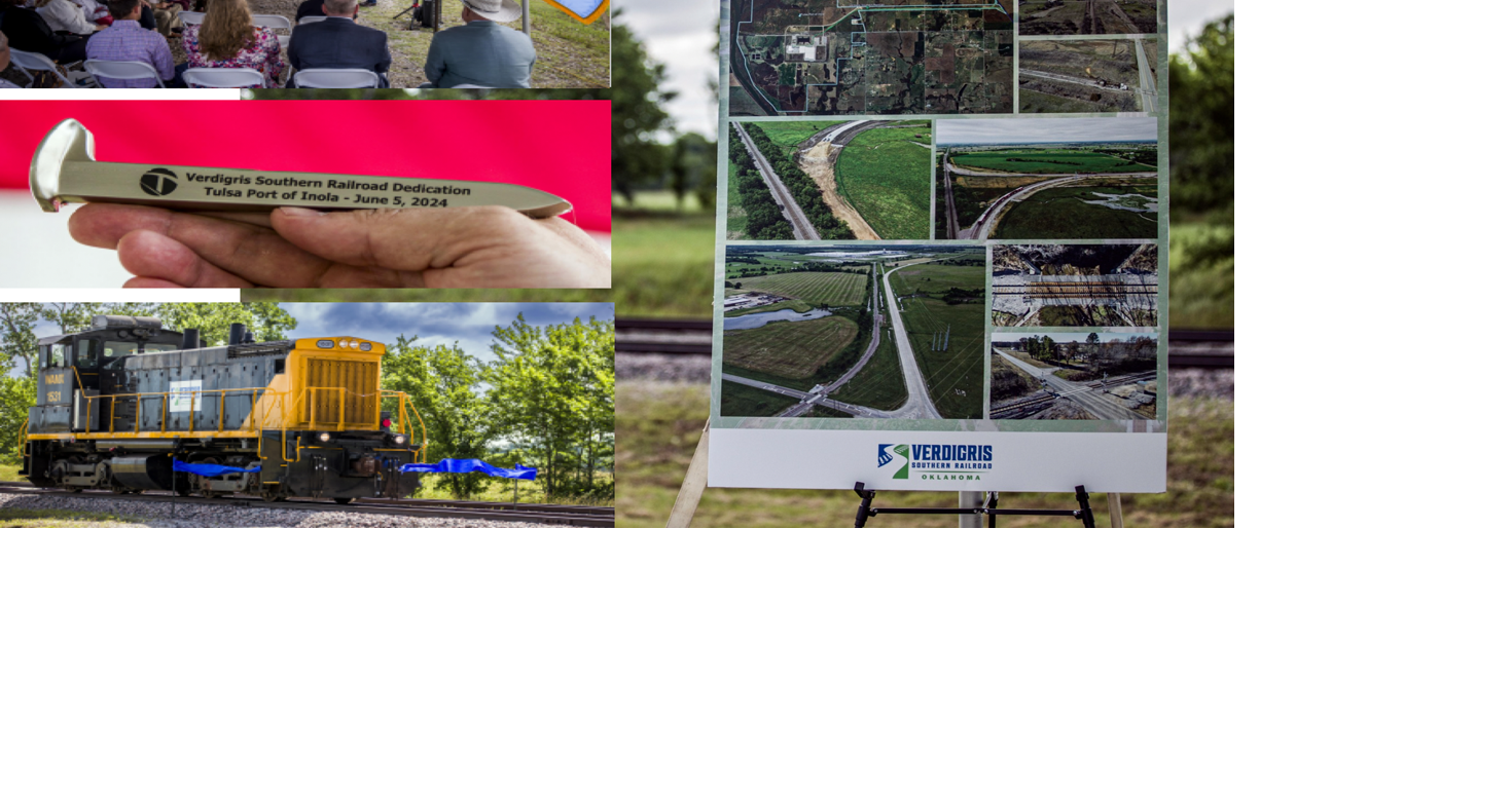 Rail spur 'officially' connects Inola Port with Union Pacific | News ...