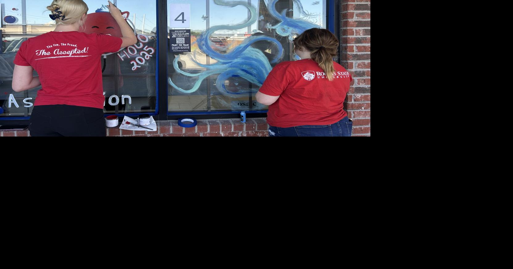 RSU students give Ne-Mar businesses fresh look to kick off Homecoming ...