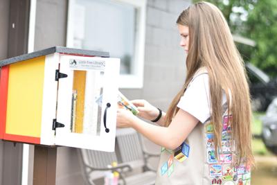 Little Free Library installed in Foyil: Library was a community project ...