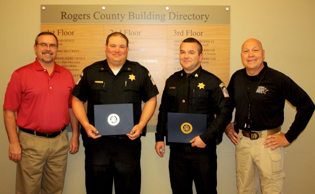 Sheriff’s deputies presented congressional certificates for outstanding ...