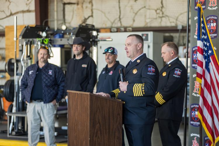 PHOTOS: Alvarado welcomes new engine during traditional push-in ...