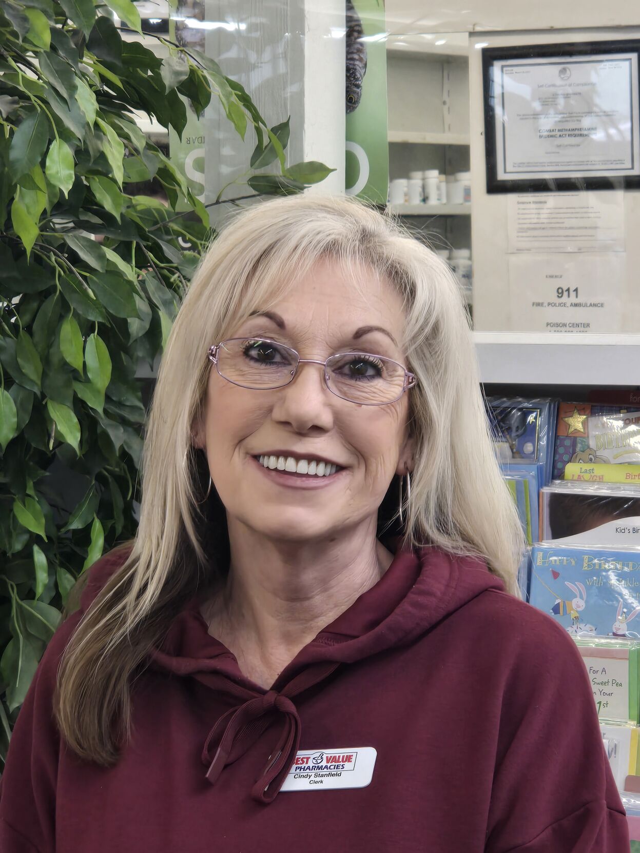 Royce's Pharmacy clerk Cindy Stanfield excited about new beginnings ...