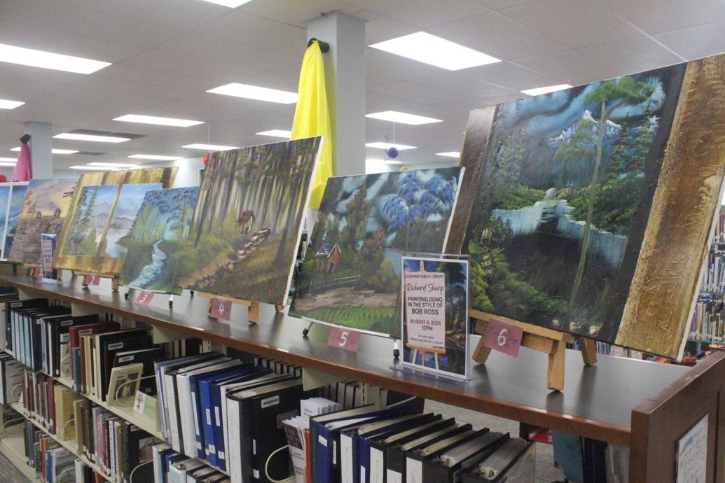 Library appearance by local artist Richard Sharp on Wednesday | Local ...
