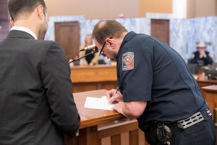 JCEM Director Jamie Moore sworn in as county's first fire marshal ...