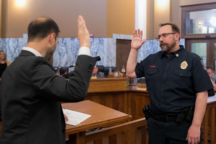 JCEM Director Jamie Moore sworn in as county's first fire marshal ...