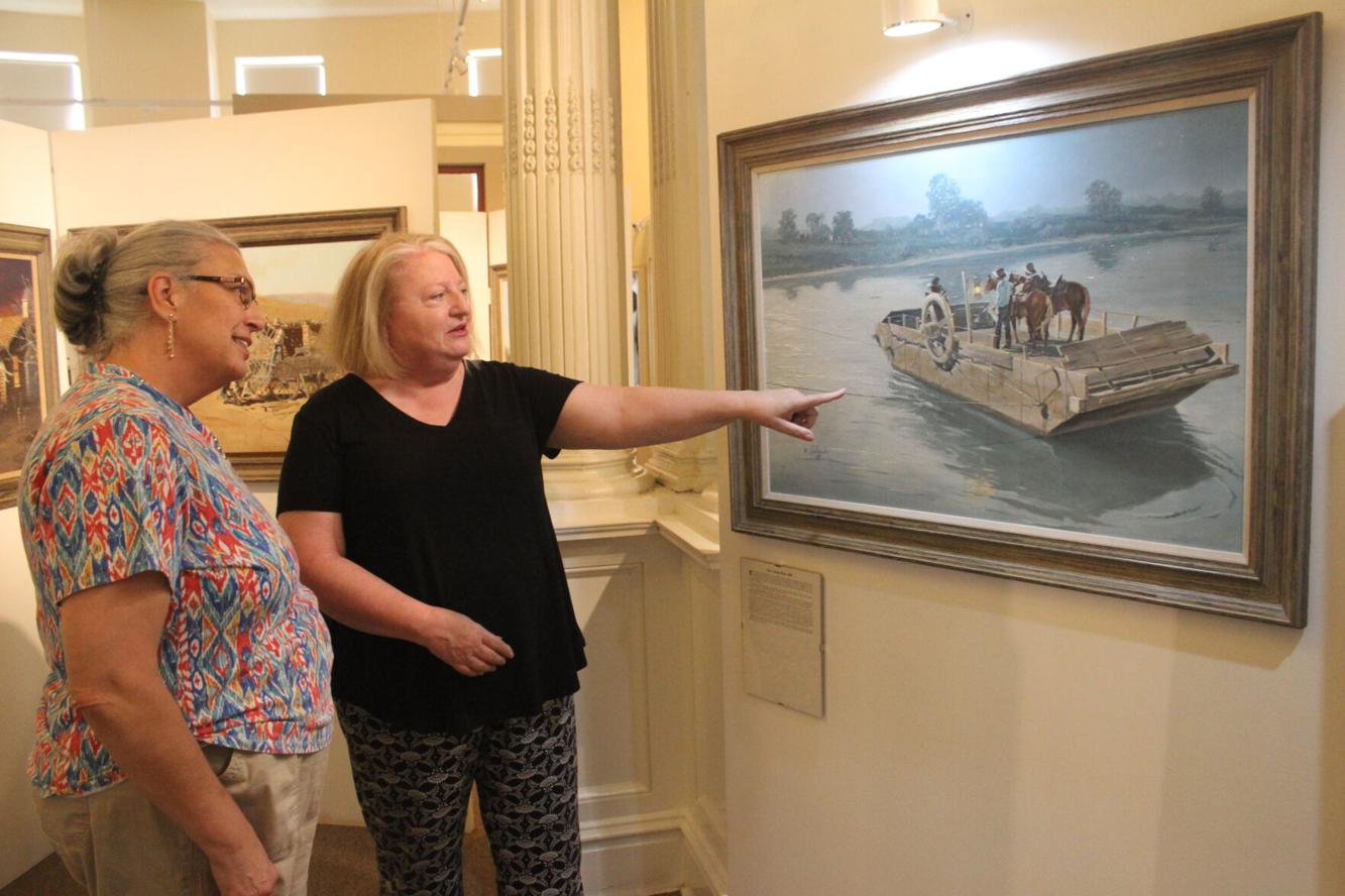 Cow Pasture Bank art, artifacts fill Layland exhibit | Business ...