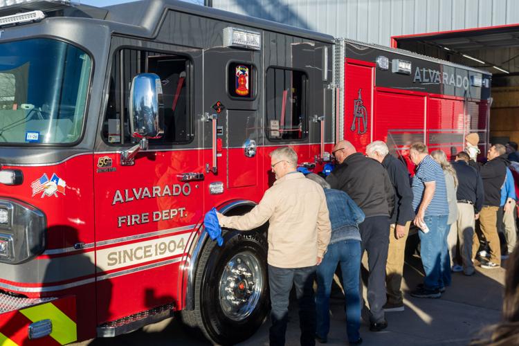 PHOTOS: Alvarado welcomes new engine during traditional push-in ...