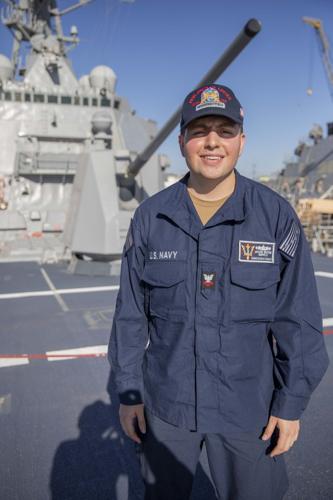 Cleburne native serves aboard Navy warship in San Diego | Local News ...