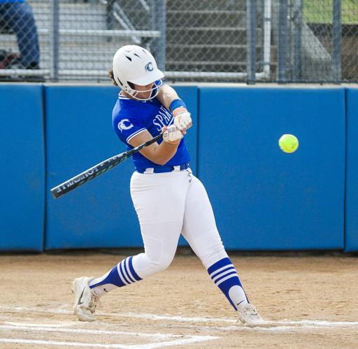 Lady Spartans softball claims district title vs Burleson (April 14 ...