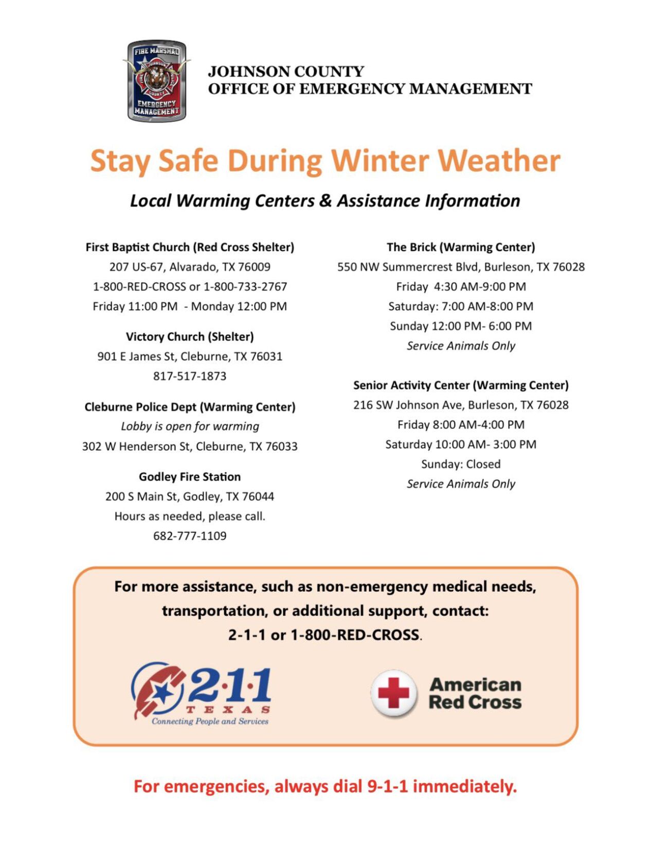 Warming centers to open beginning today | Local News ...