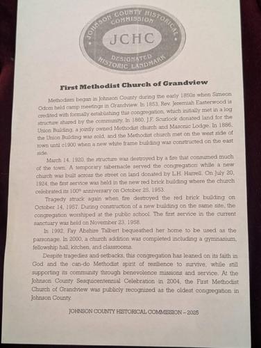 Celebrating Johnson County's oldest church | Local News ...