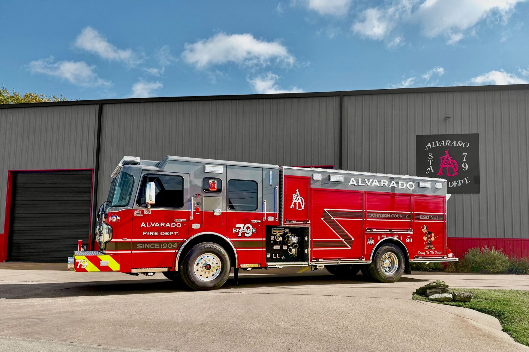 Alvarado to welcome new fire engine with traditional push-back ceremony ...