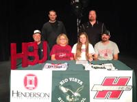 Rio Vista standout athlete signs with Henderson State University ...