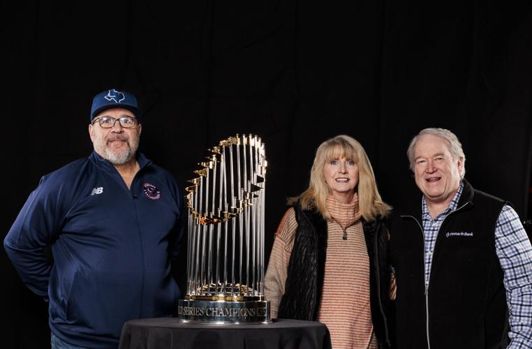Rangers' World Series trophy visits Cleburne | Sports | cleburnetimesreview.com