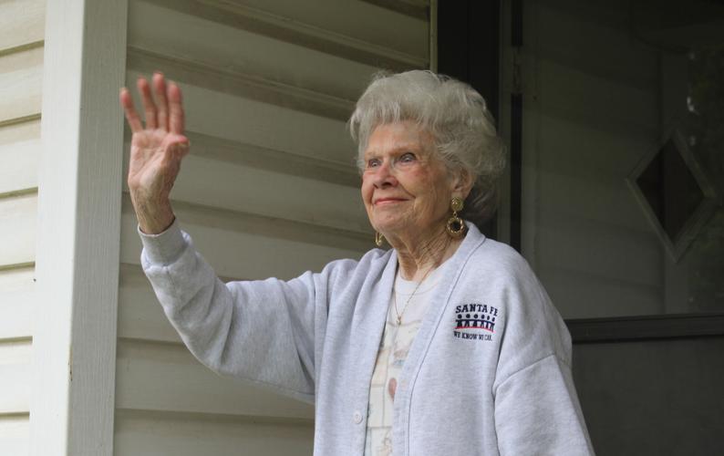 A parade for Miss Ona; Marti Elementary staff surprise volunteer ...
