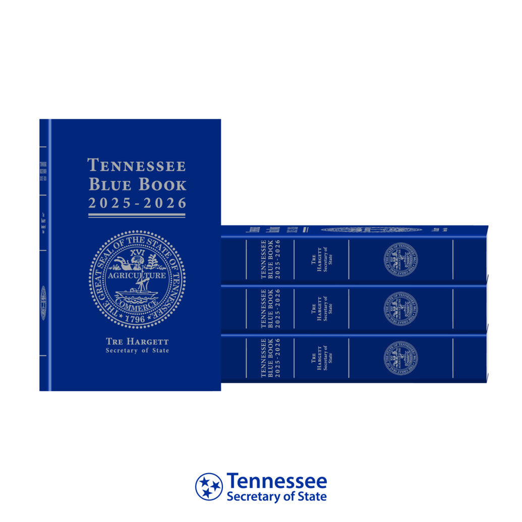 Secretary of State Tre Hargett honors Gov. Bill Lee with 2025-2026 Blue ...