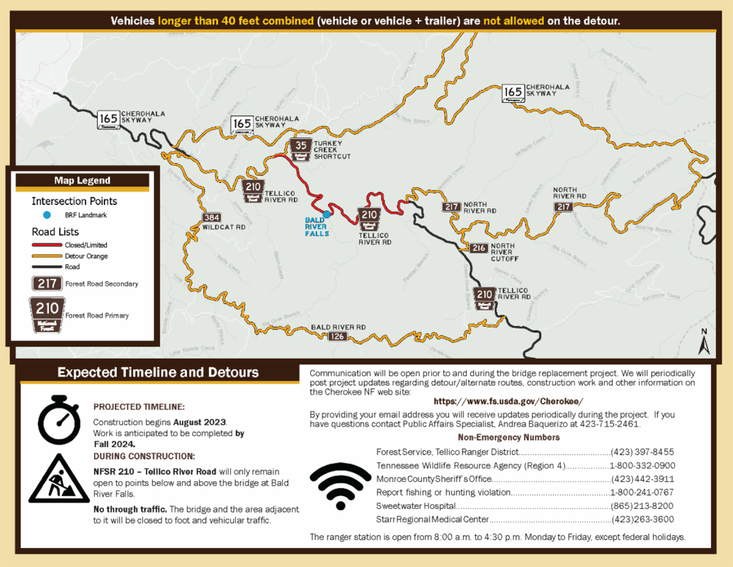 Tellico River Road closed for bridge construction | Local News ...