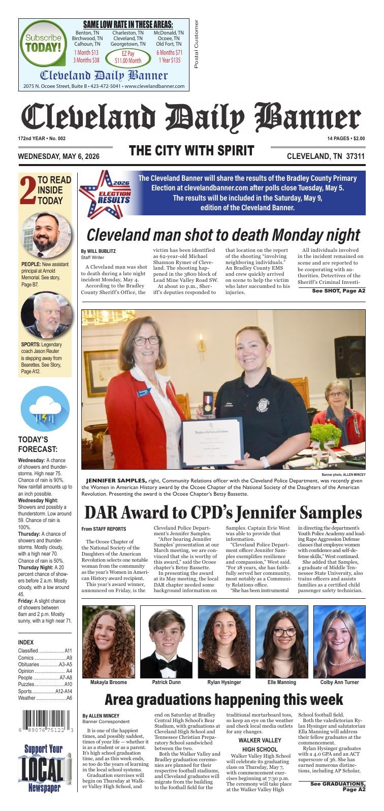 Page A01 | e-Edition | clevelandbanner.com