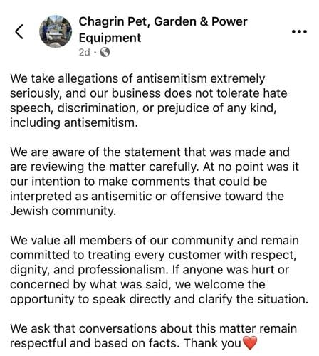 Hebrew teacher claims store owner made antisemitic comment | Local News ...