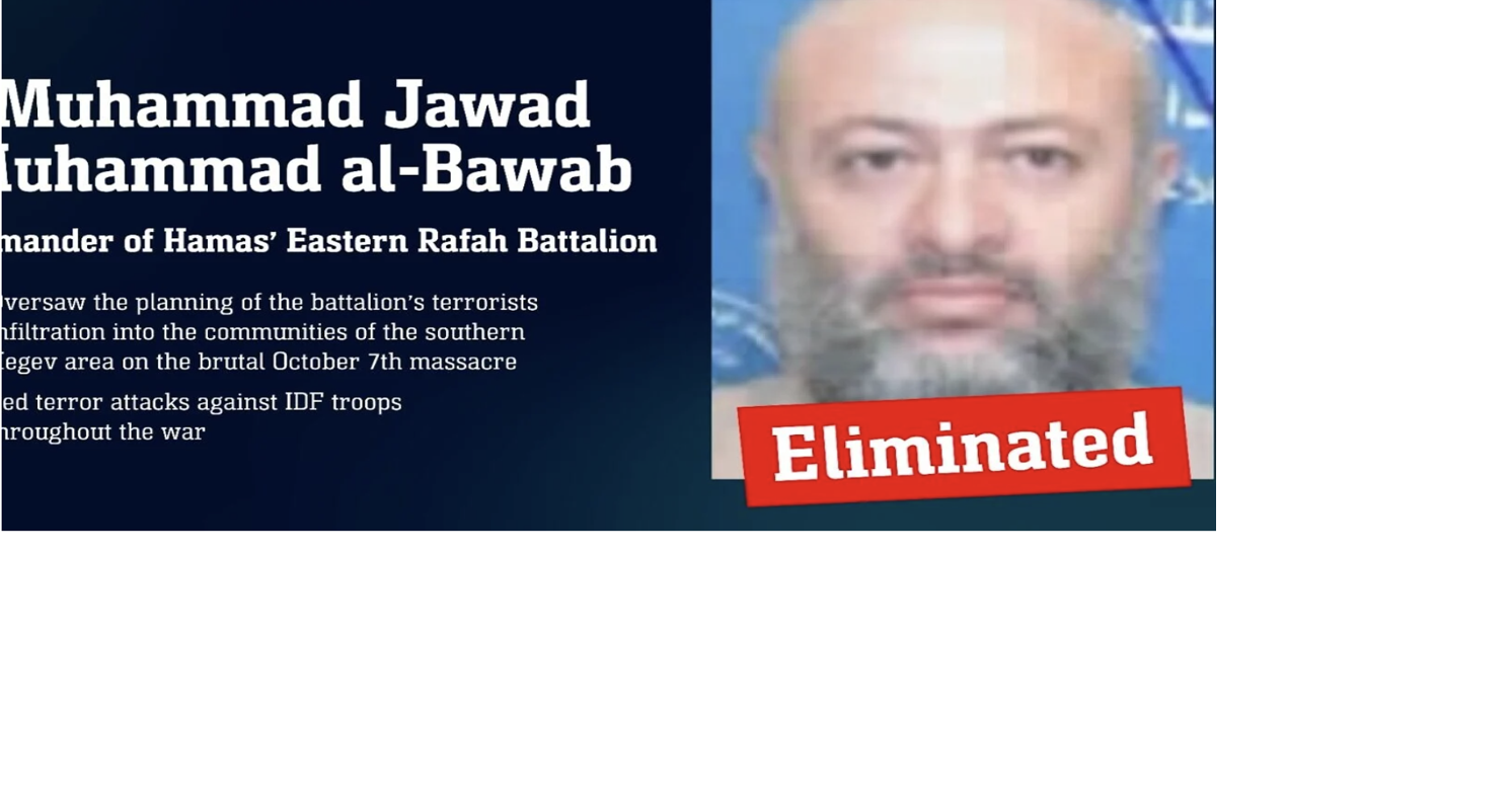 IDF confirms death of Hamas battalion commander, deputy | JNS ...
