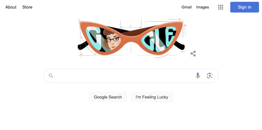 Google Doodle celebrates the Jewish designer of cat-eye glasses, Altina ...