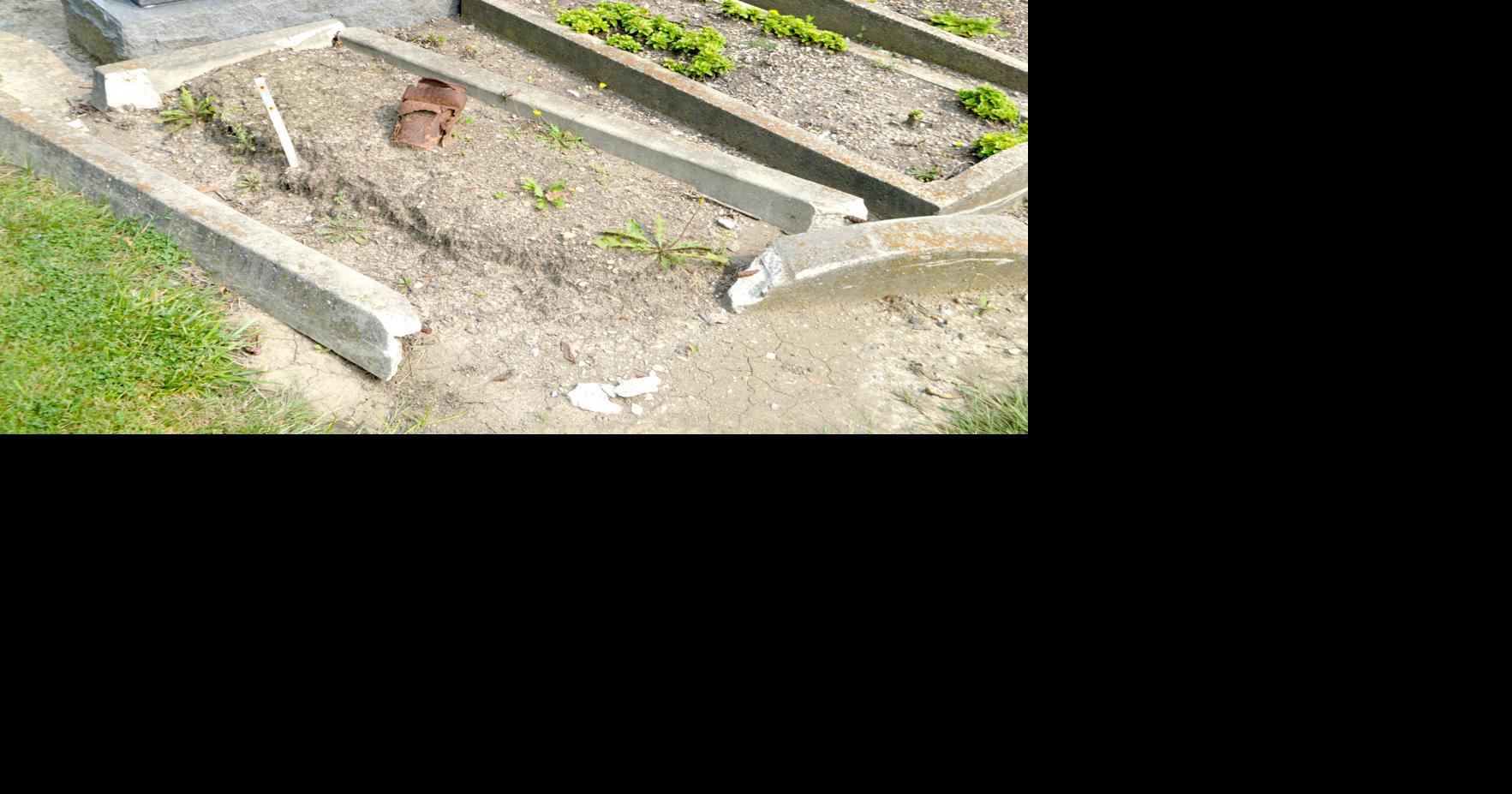 Bet Olam Cemetery removing frames in beautification project | Local ...