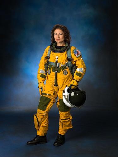 Swedish-Israeli NASA astronaut Jessica Meir gets ready for her first ...