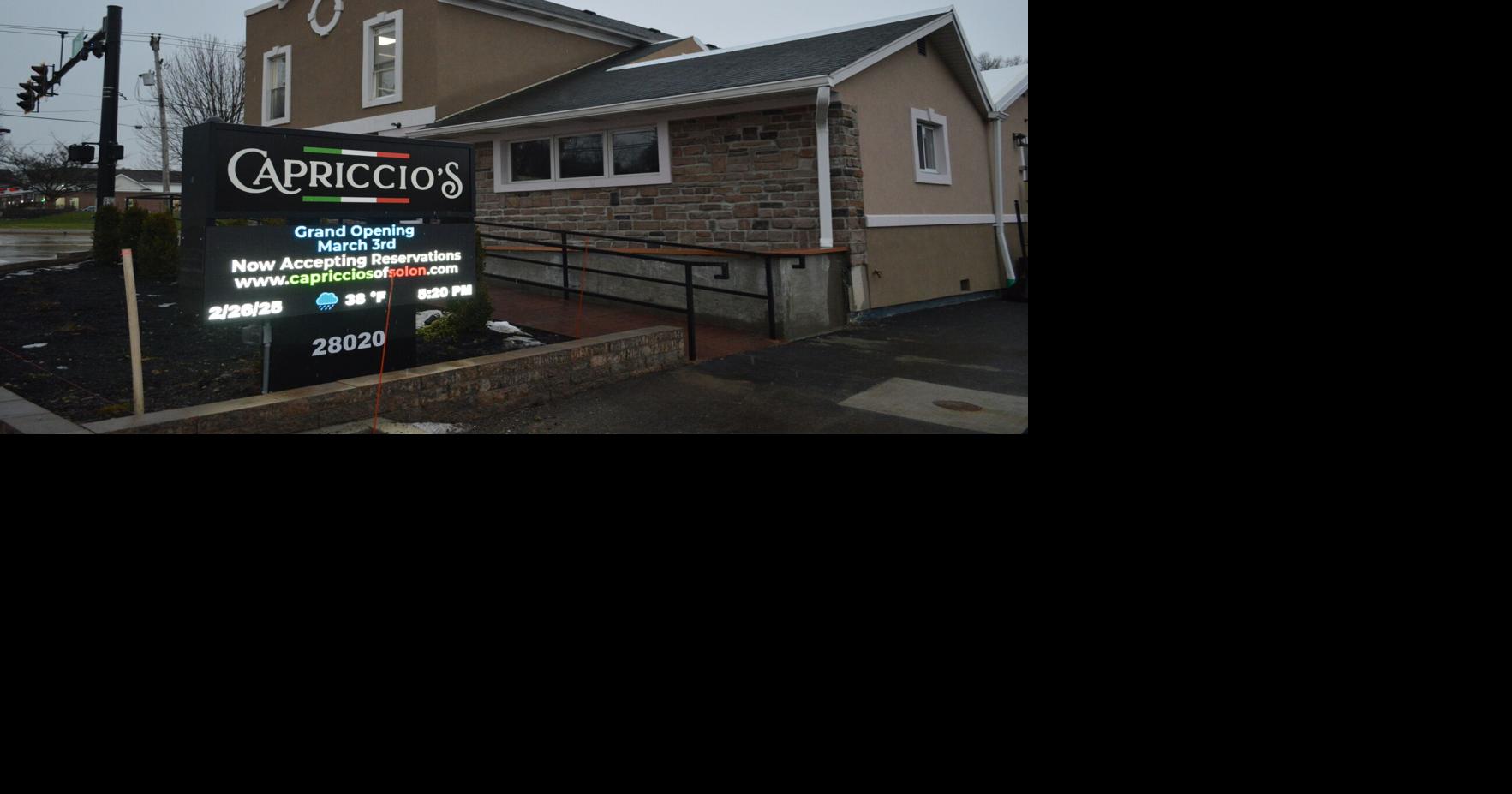 Capriccio’s adds Italian cuisine to east side dining options | Nosh ...