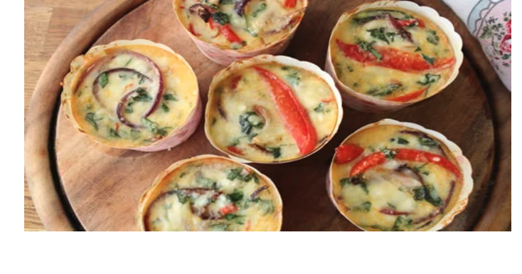 Crustless Roasted Red Pepper Quiche | Recipes | clevelandjewishnews.com