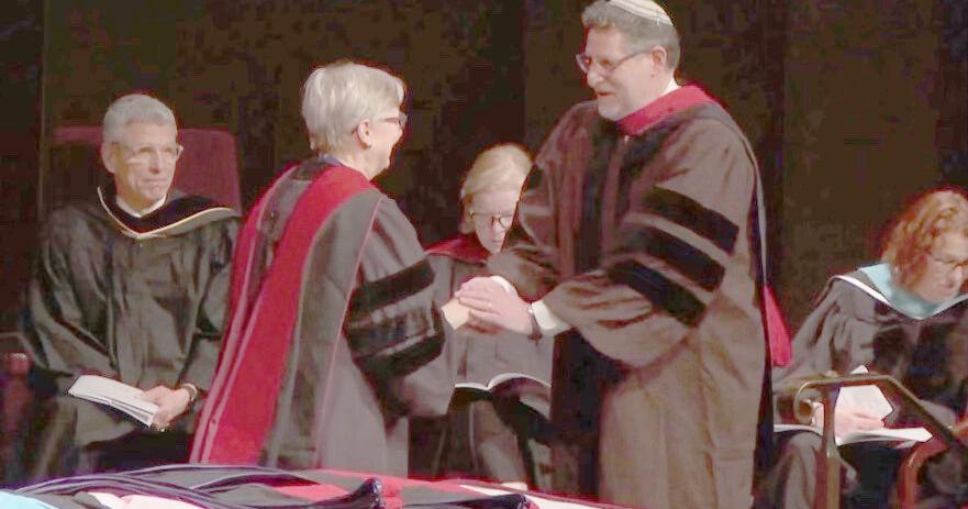 Rabbi Caruso receives Doctorate of Divinity from HUC-JIR | Local News ...
