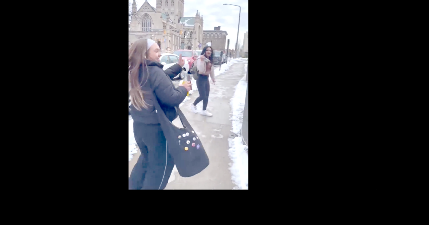 Viral video shows two women denigrating hostage sign at CSU | Local ...