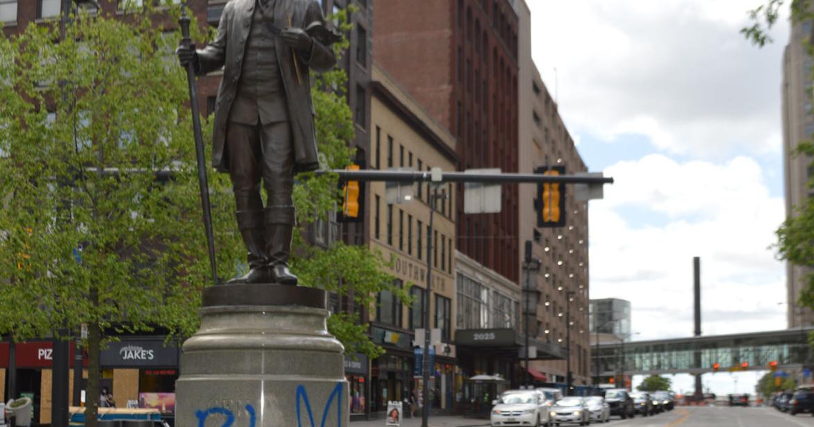 Downtown Cleveland under curfew after protest turns ugly, National ...