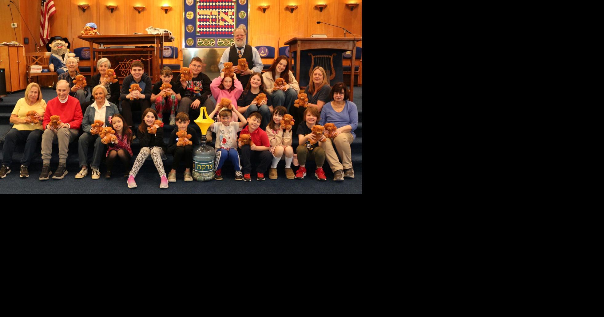 Temple Israel Ner Tamid donates 200 teddy bears to Michigan temple ...