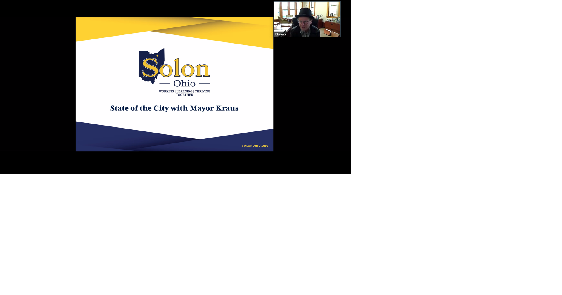 Solon address offers insight into city's financial status, projects ...