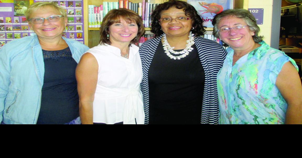 Hazel Brown, Ellen Pollack, Joyce Chappelle, Warner School librarian ...