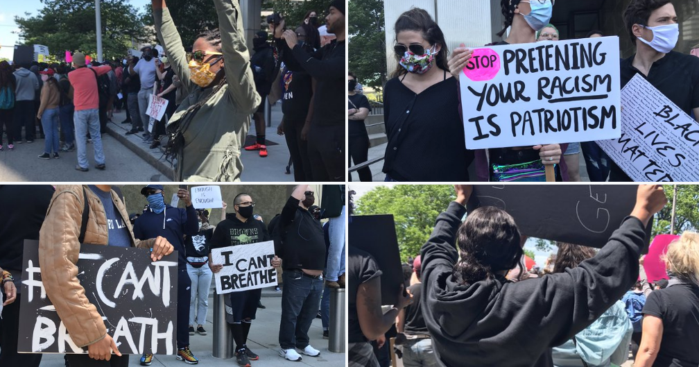 Downtown Cleveland protest videos and photos | Local News ...