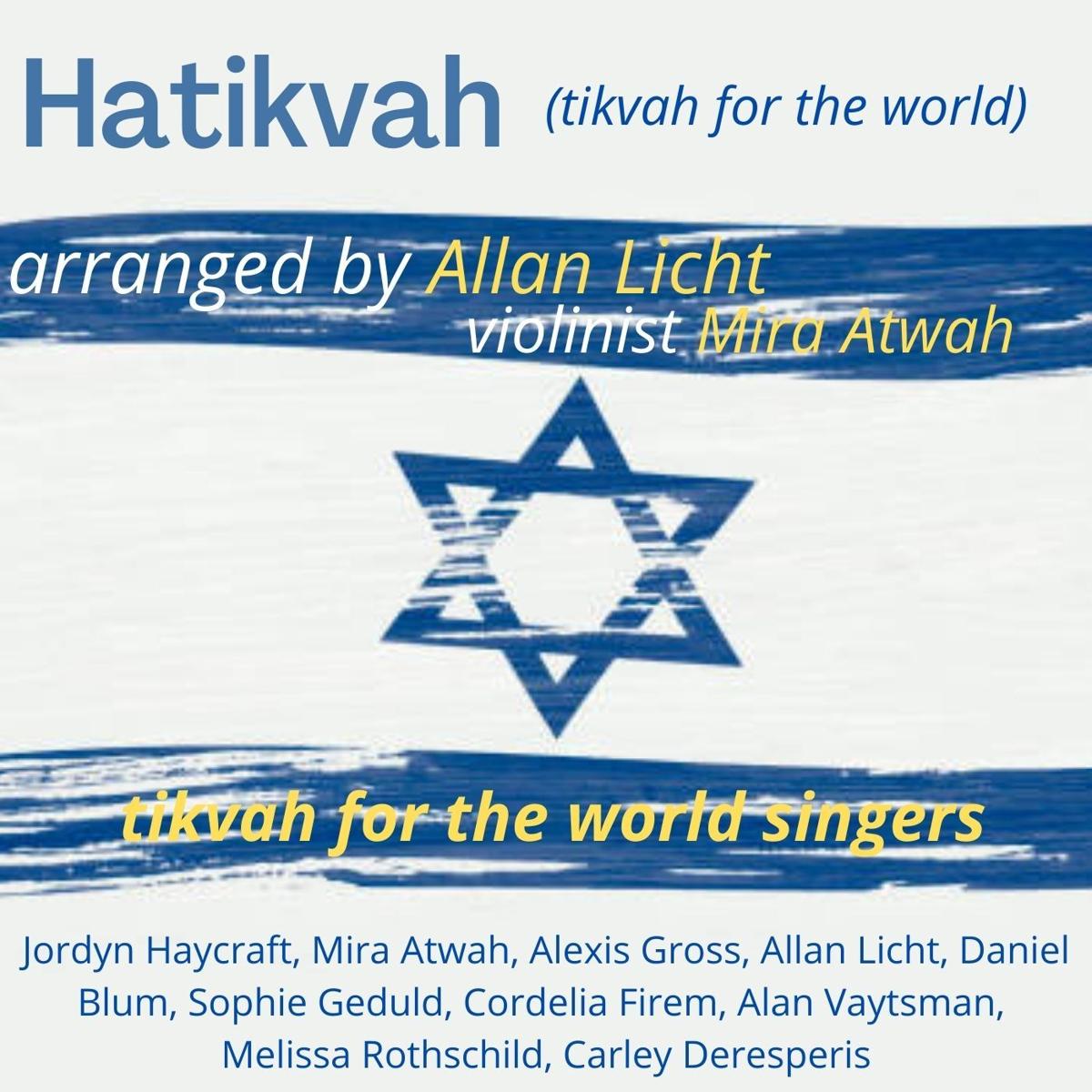 New rendition of ‘Hatikvah’ with local singers aims to heal world ...