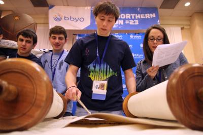 New Torah, ark, curtain, yad make BBYO history | Find this article in ...