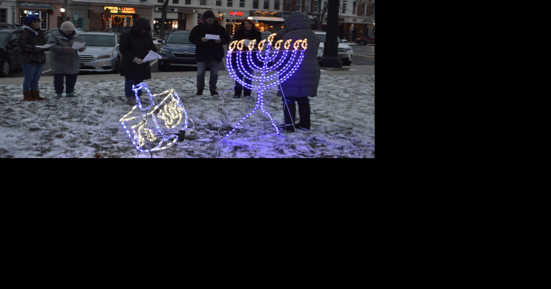 Chanukah celebrated for first time on Chardon Square | Chanukah ...