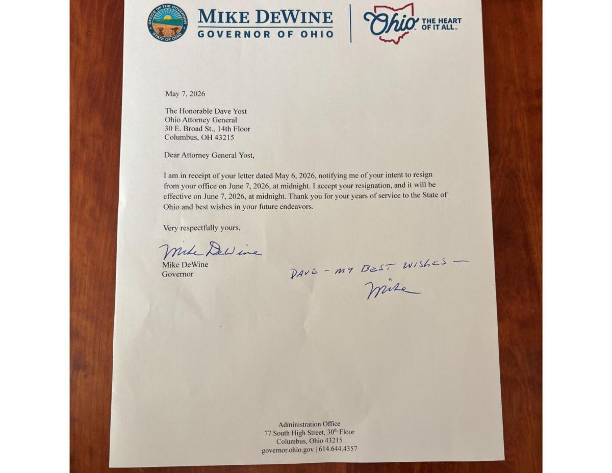 Ohio AG Yost to resign; DeWine selects Wilson as successor | Local News ...