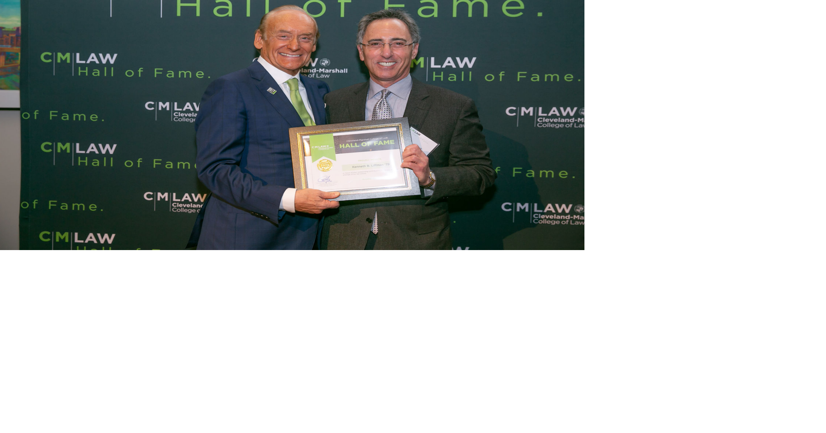 Cleveland-Marshall welcomes new hall of fame class | Legal Affairs ...