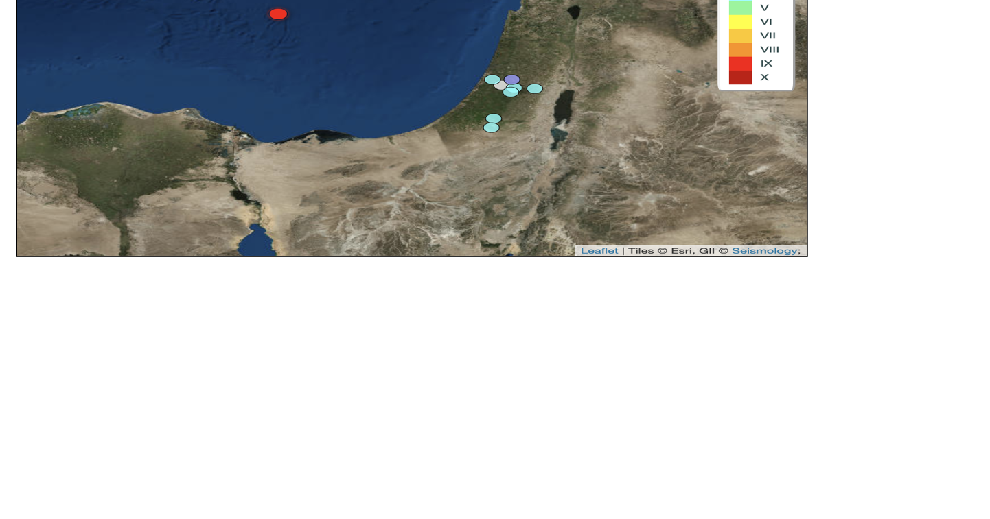 Earthquake off coast of Israel rocks Haifa | World News ...