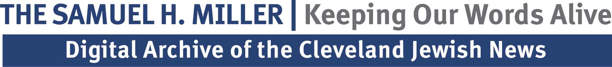 Find This Article In The Cjn Archive Clevelandjewishnews